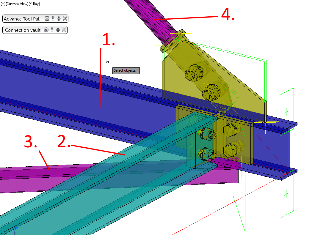 Advance Steel BIM link | IDEA StatiCa
