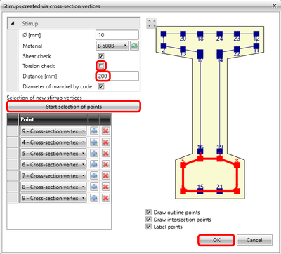 Prestressed saddle beam (EN) | IDEA StatiCa