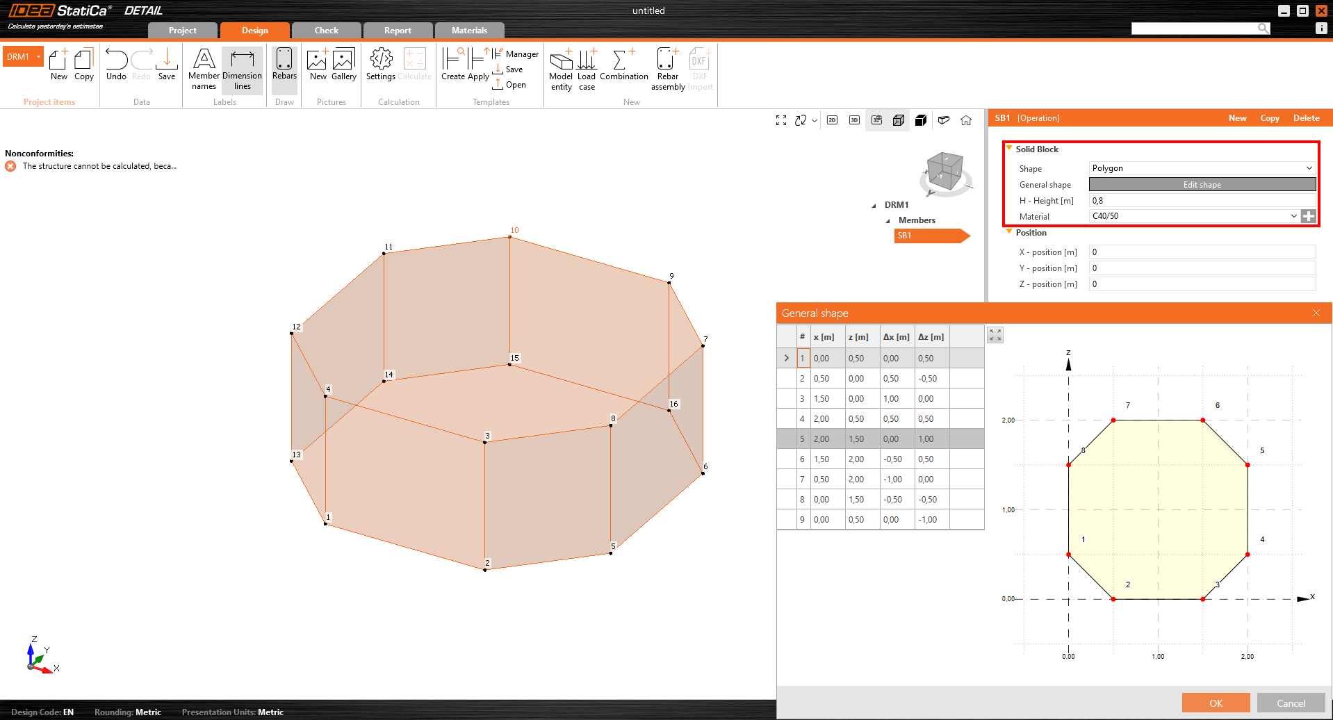 3D Detail – reinforced concrete footings (BETA) | IDEA StatiCa