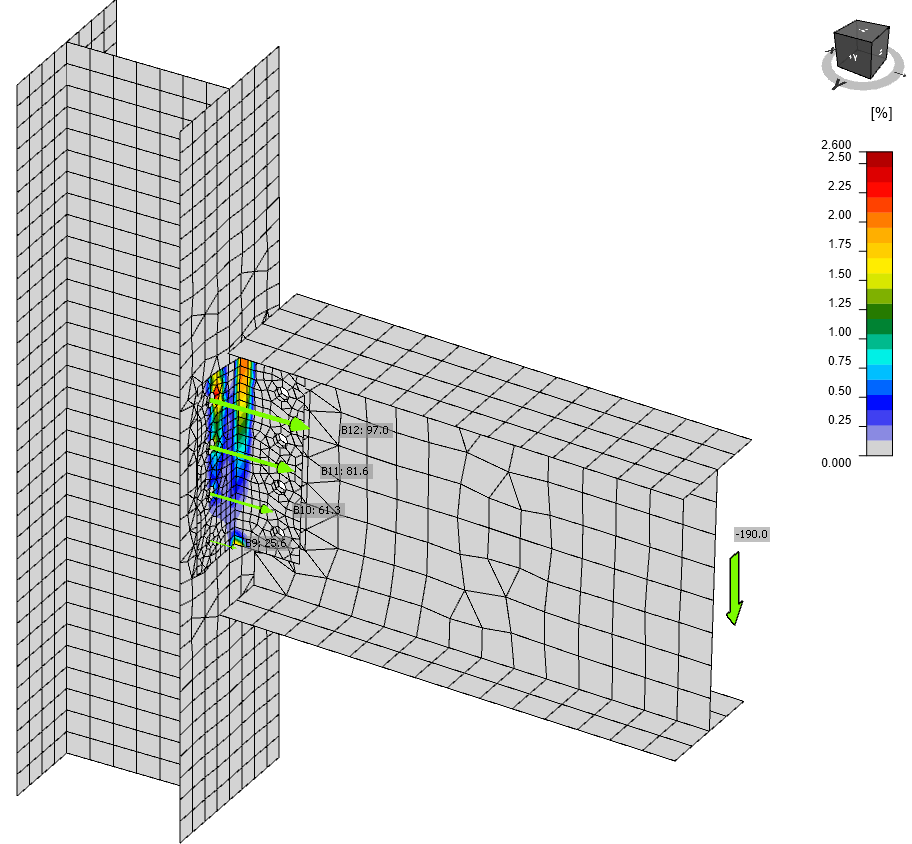 Double angle cleat connection | IDEA StatiCa