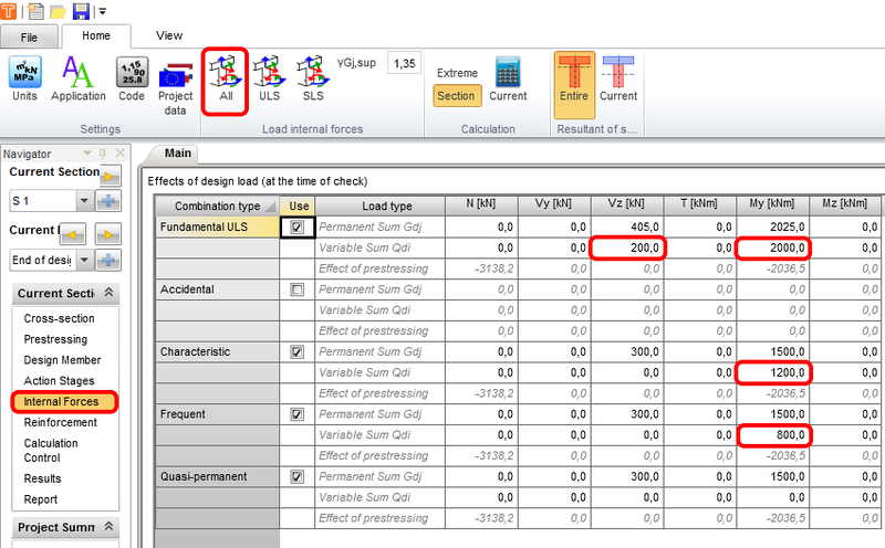 Structural design of a prestressed I-section (EN) | IDEA StatiCa