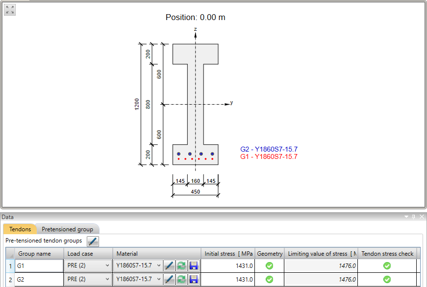 Prestressing in Detail - Pre-tensioned strands | IDEA StatiCa