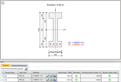 Prestressing in Detail - Pre-tensioned strands | IDEA StatiCa
