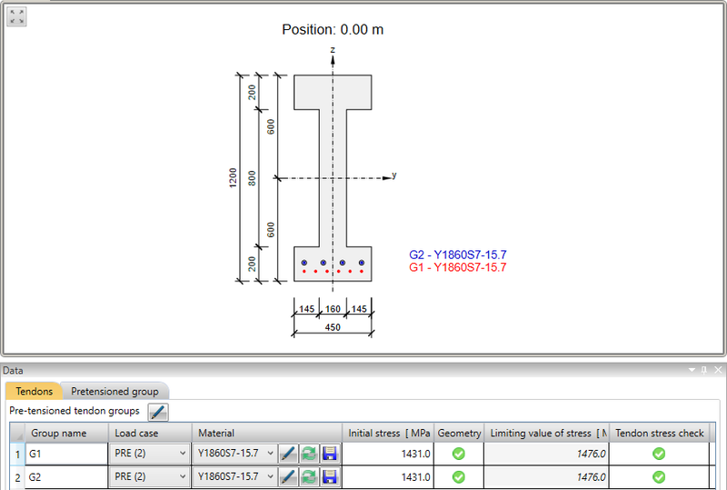 Prestressing in Detail - Pre-tensioned strands | IDEA StatiCa