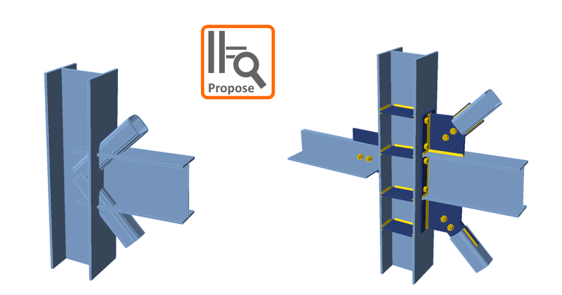 Structural design leveraging the Connection Library (EN) | IDEA StatiCa