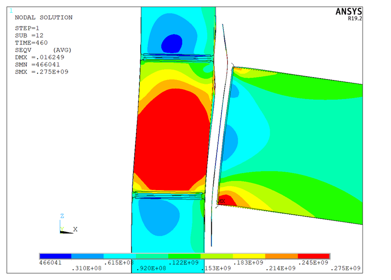 Comparison of IDEA StatiCa Connection to ANSYS | IDEA StatiCa