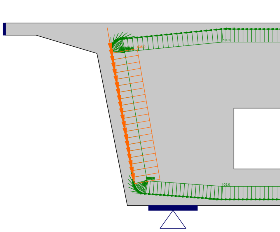 Bridge diaphragm | IDEA StatiCa