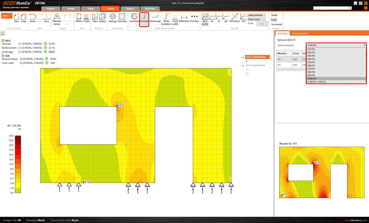 Code and calculation settings in Detail application | IDEA StatiCa