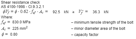 Double angle cleat connection | IDEA StatiCa
