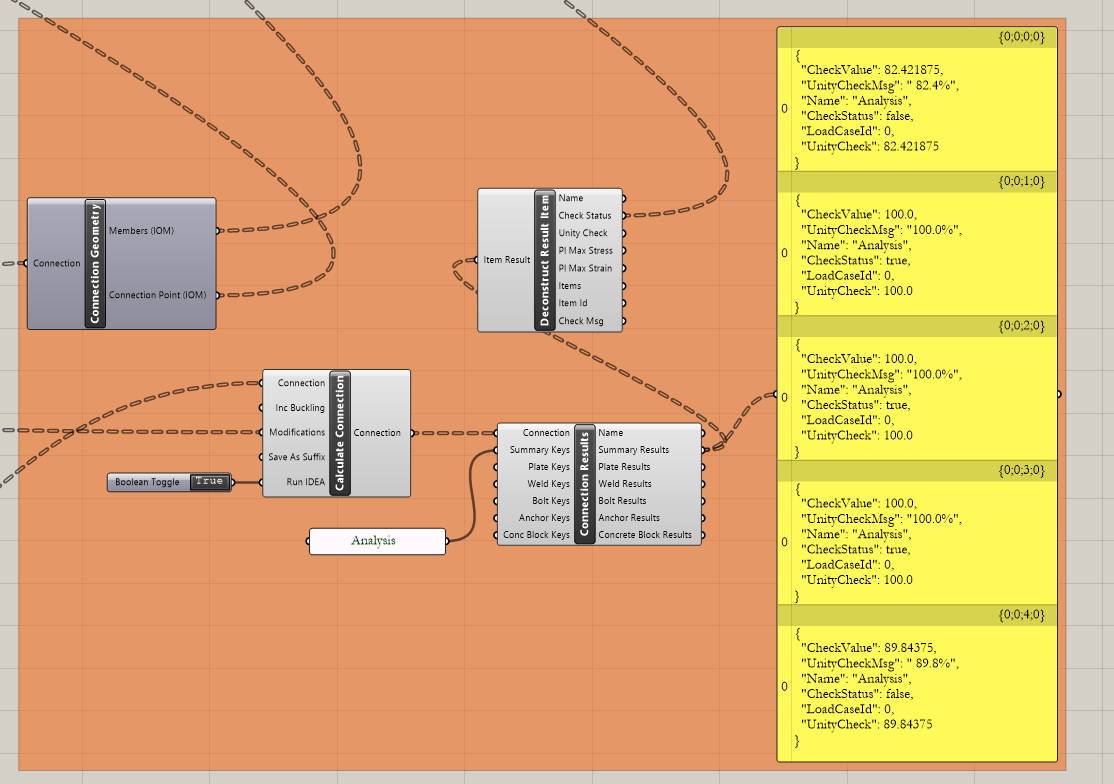 Grasshopper API link - bulk calculation of steel joints | IDEA StatiCa