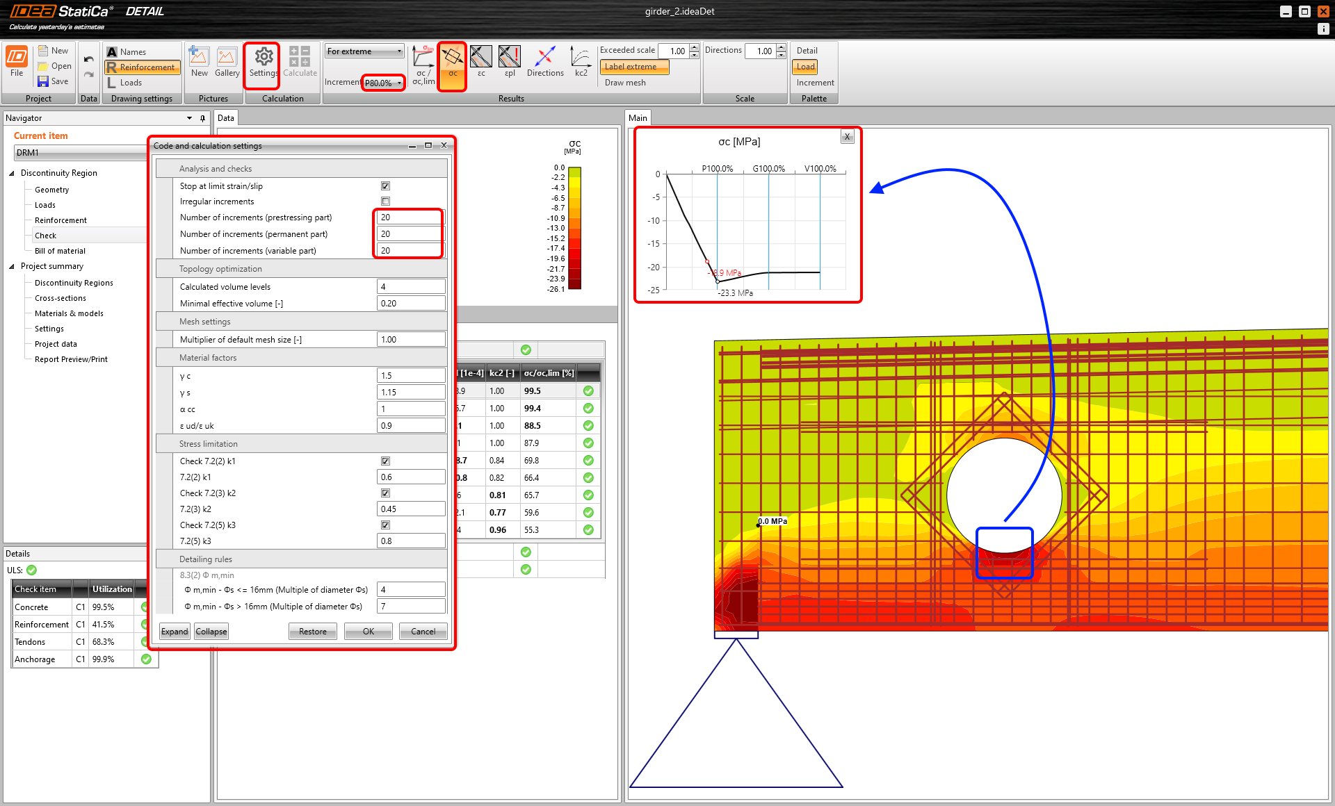 Thorough CSFM results available | IDEA StatiCa