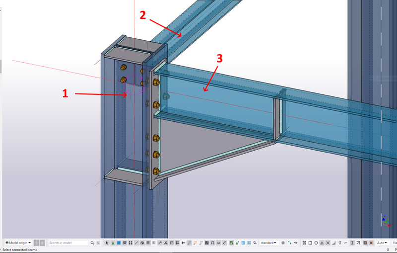How to combine Tekla Structures and SAP2000 for steel connection design (EN) | IDEA StatiCa