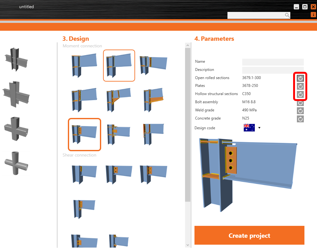 Project item and material management | IDEA StatiCa