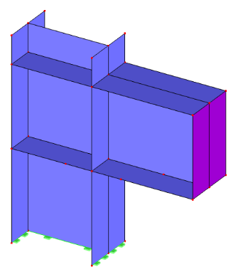 Column web stiffener | IDEA StatiCa