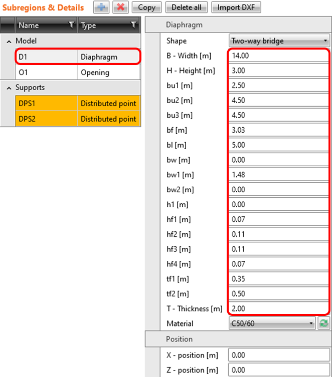 Prestressed bridge diaphragm (EN) | IDEA StatiCa