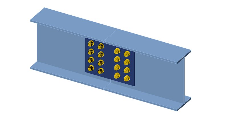 How to model both side splice connection | IDEA StatiCa