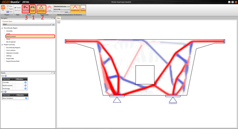 Bridge diaphragm | IDEA StatiCa