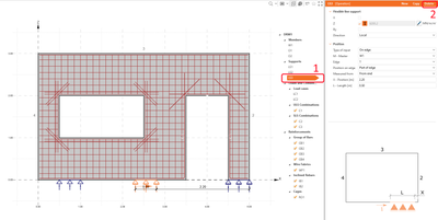 Structural design of a concrete wall (EN) | IDEA StatiCa