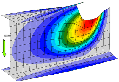 Shear connections with coped beams (AISC) | IDEA StatiCa