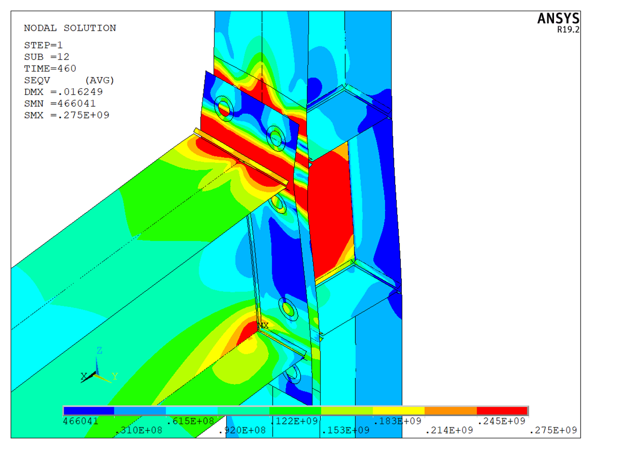 Comparison of IDEA StatiCa Connection to ANSYS | IDEA StatiCa