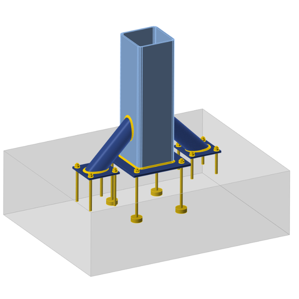 Complex anchoring | IDEA StatiCa
