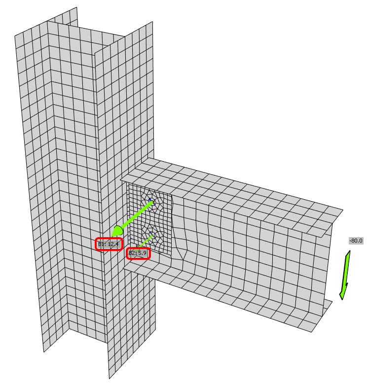 Prying and high tension force in bolts | IDEA StatiCa
