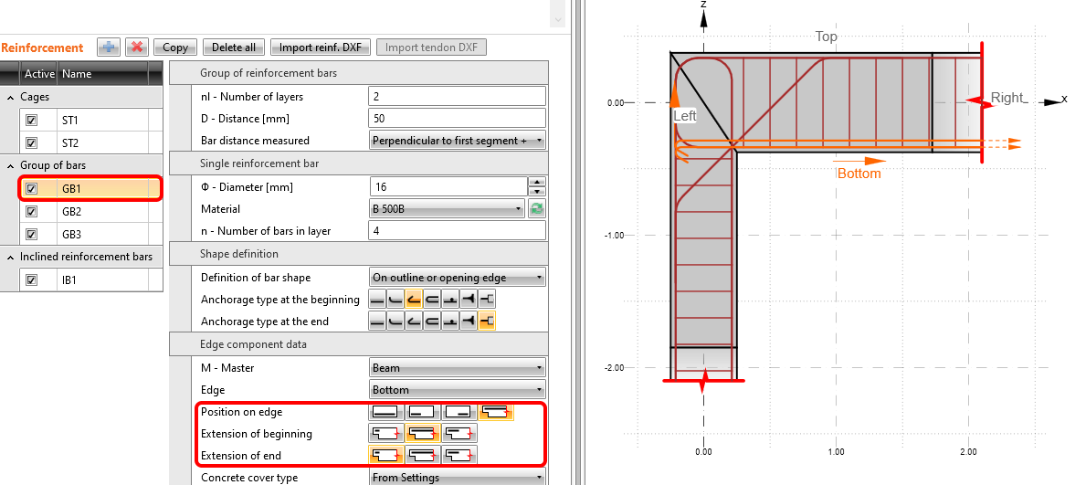 Structural design of a concrete frame joint (EN) | IDEA StatiCa