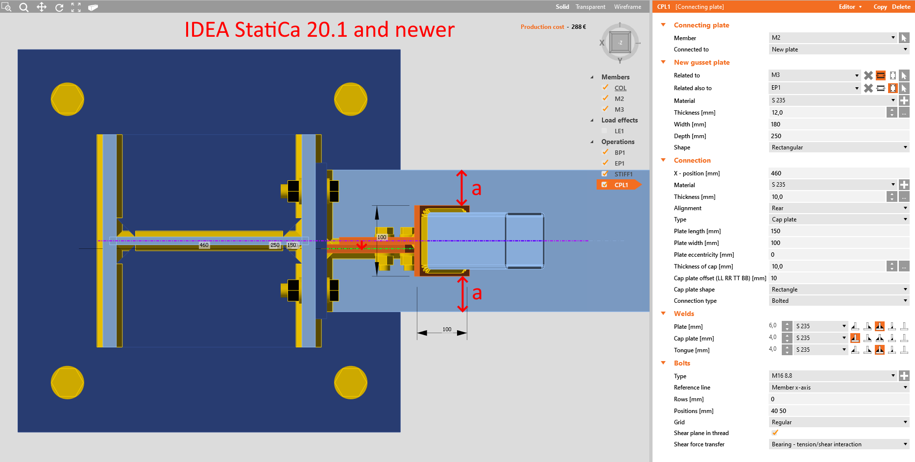 Release notes IDEA StatiCa Steel 20.1 | IDEA StatiCa