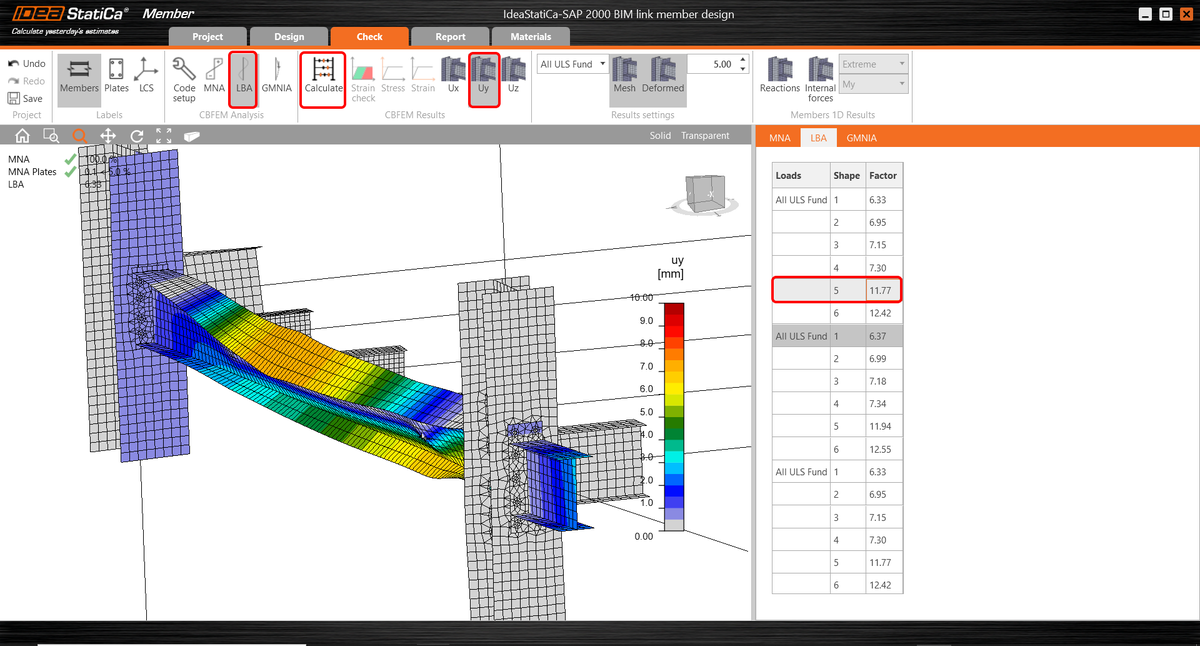 SAP2000 BIM link tutorial for member design | IDEA StatiCa