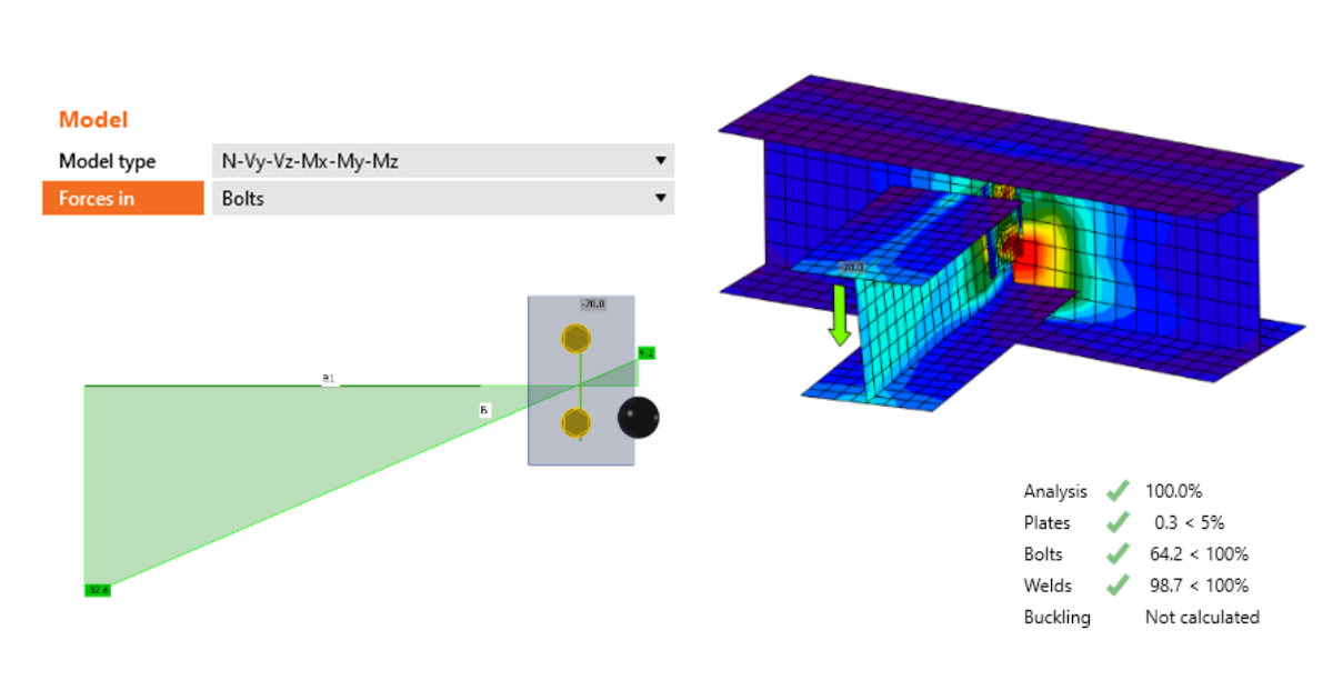 How to define correct load position (Forces in) | IDEA StatiCa