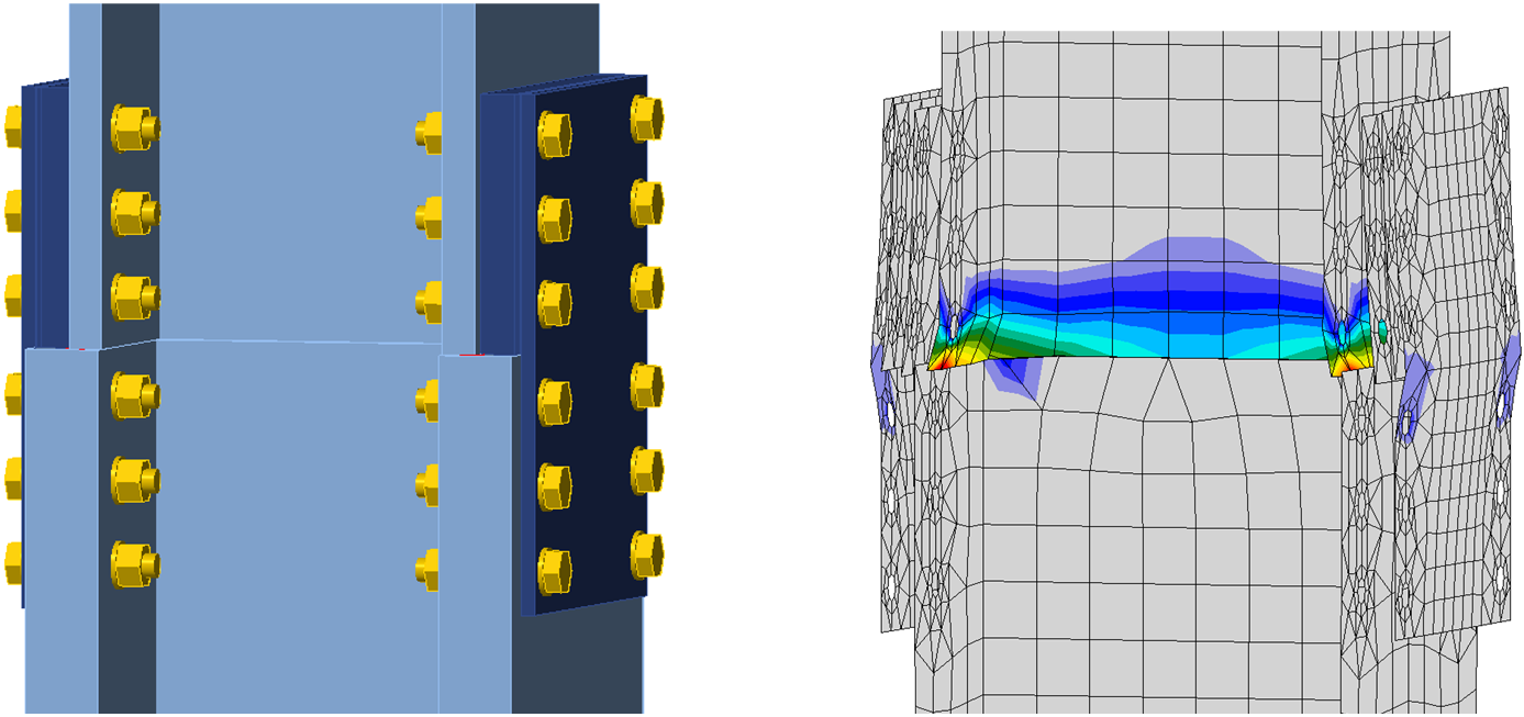 Bolted Wide Flange Splice Connections (AISC) | IDEA StatiCa