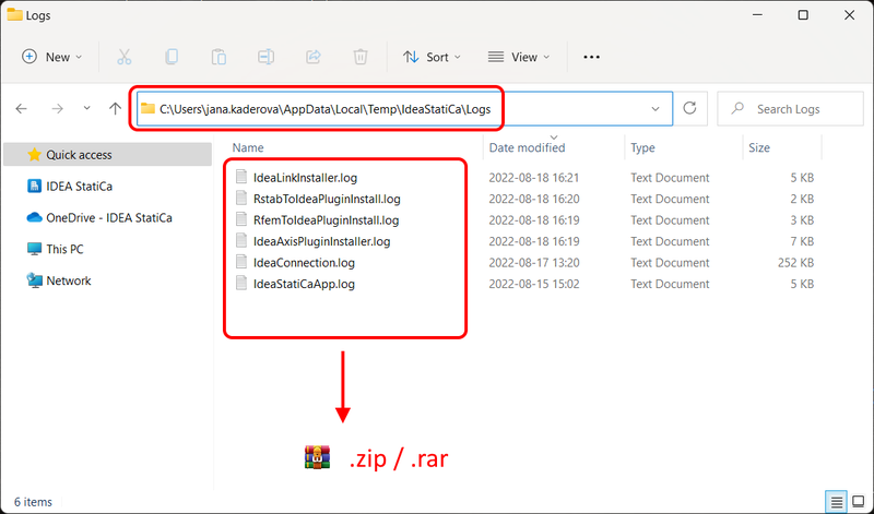 How to send the diagnostics (log) files | IDEA StatiCa