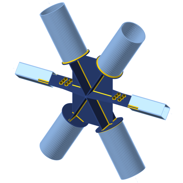 Tube bracing joint | IDEA StatiCa