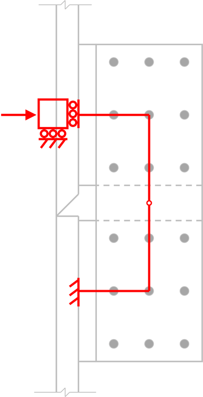Temporary Splice Connection (AISC) | IDEA StatiCa