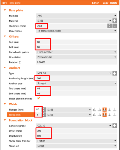 Structural design and code-check of a steel frame (EN) | IDEA StatiCa