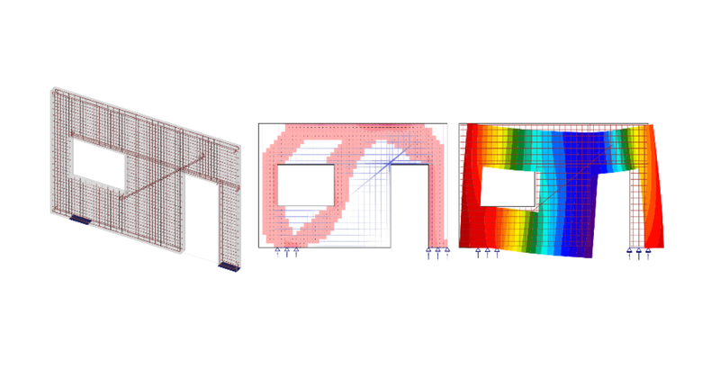 Structural design of a concrete wall (EN) | IDEA StatiCa