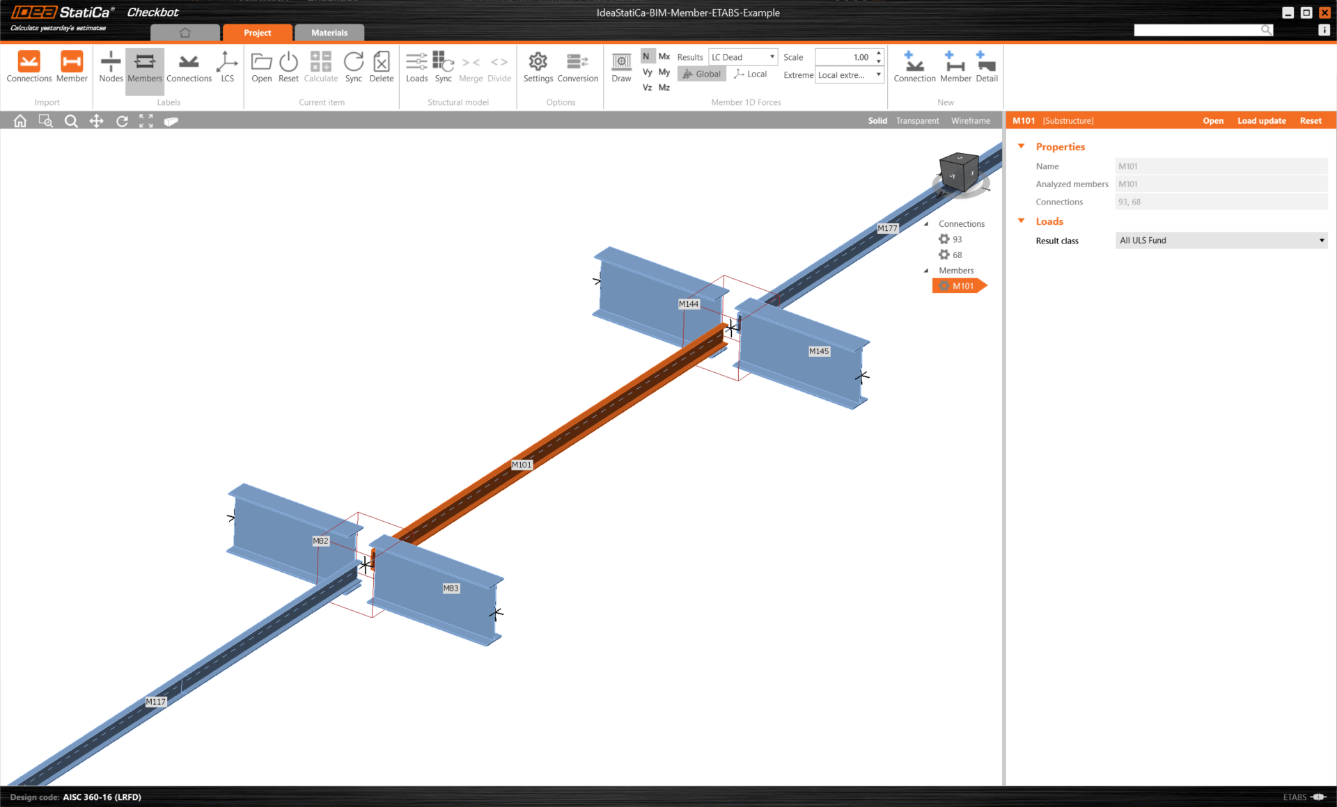 Import of steel connection from FEA/CAD into Checkbot | IDEA StatiCa