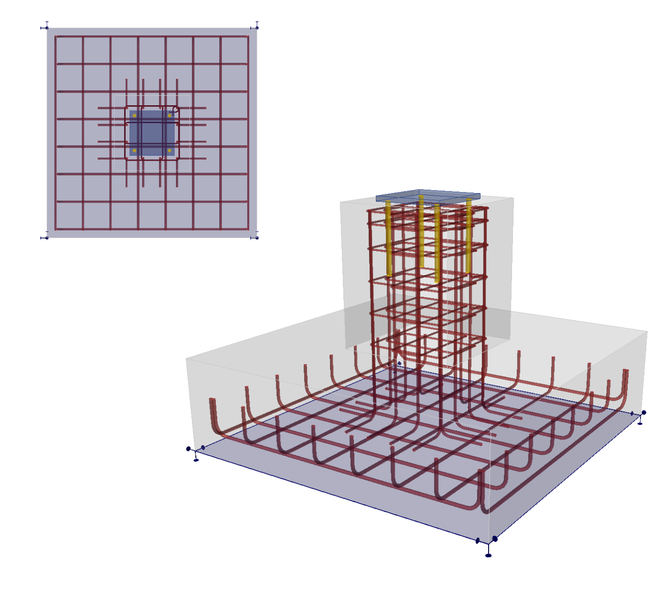 ACI - Spread footing reinforcement | IDEA StatiCa