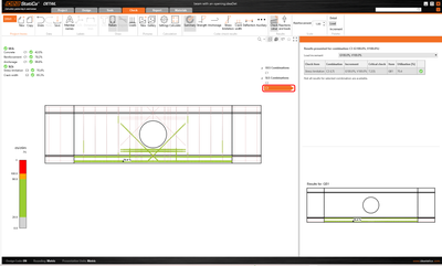 Structural design of a concrete beam with an opening (EN) | IDEA StatiCa