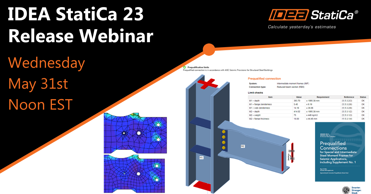 IDEA StatiCa 23 webinar release | IDEA StatiCa