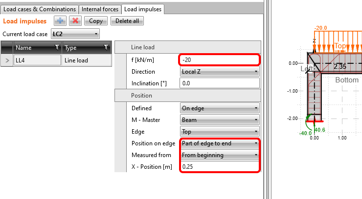 Structural design of a concrete frame joint (EN) | IDEA StatiCa
