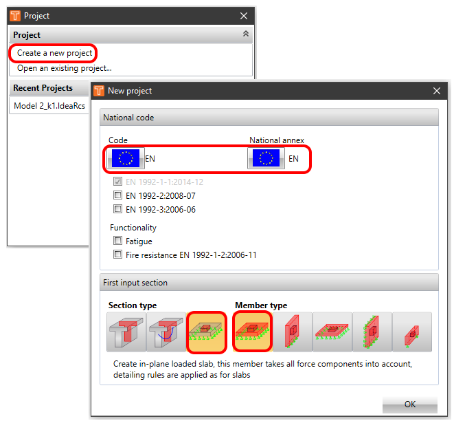 Slab code-check using shell element in RCS (EN) | IDEA StatiCa