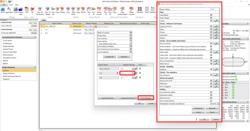 How to create a report according to your needs in RCS application | IDEA StatiCa