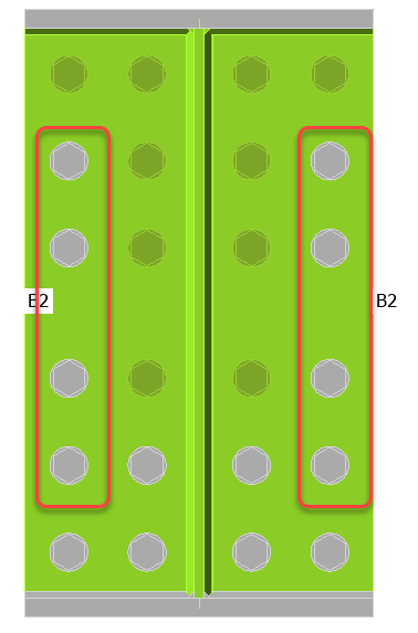 Bolted plate to plate connection design (AISC) | IDEA StatiCa