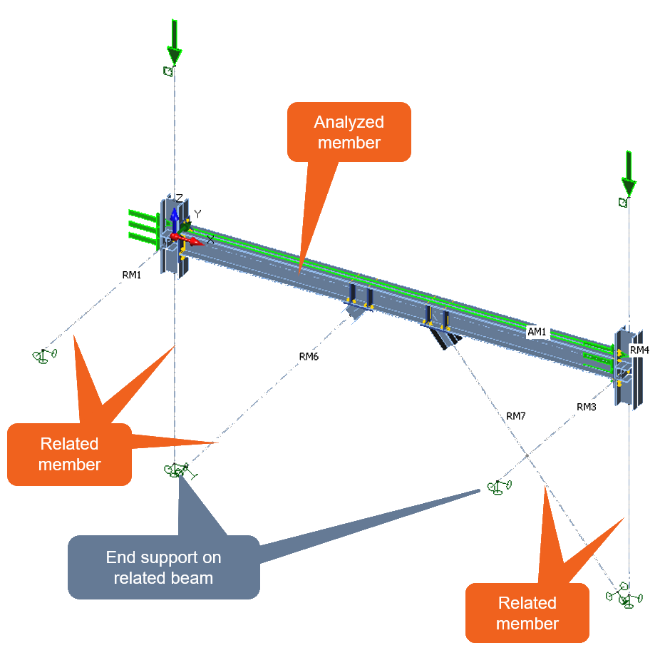 Member model organization | IDEA StatiCa