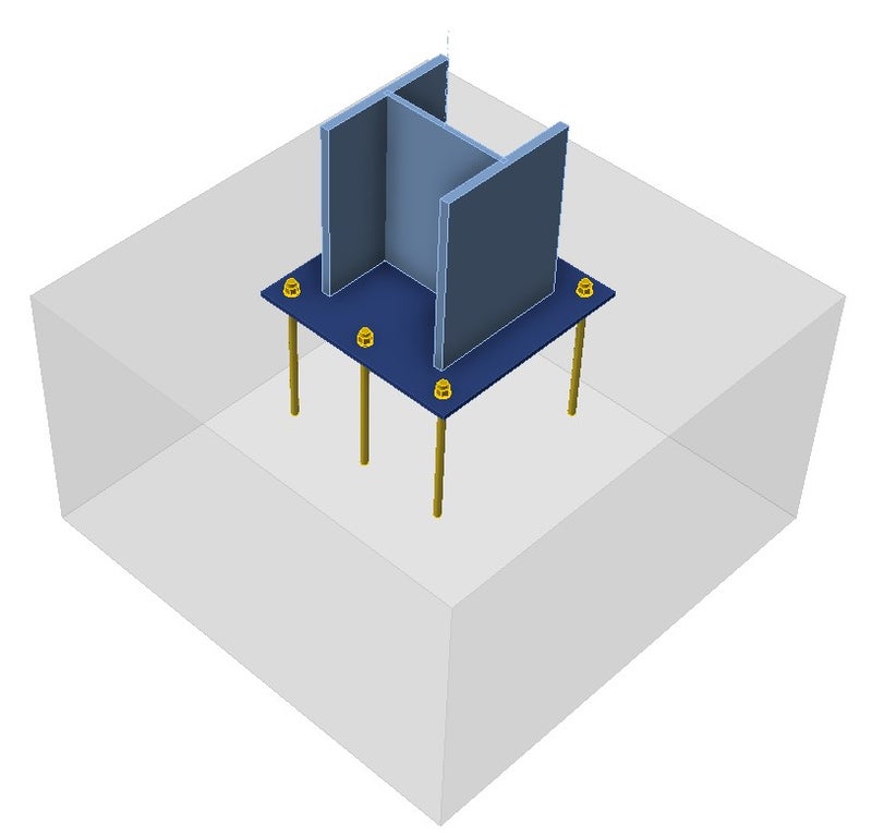 The design of the anchorage between steel and concrete | IDEA StatiCa