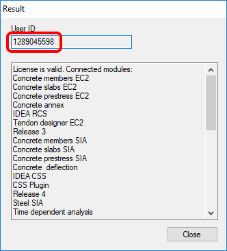 Jak zjistit User ID? | IDEA StatiCa