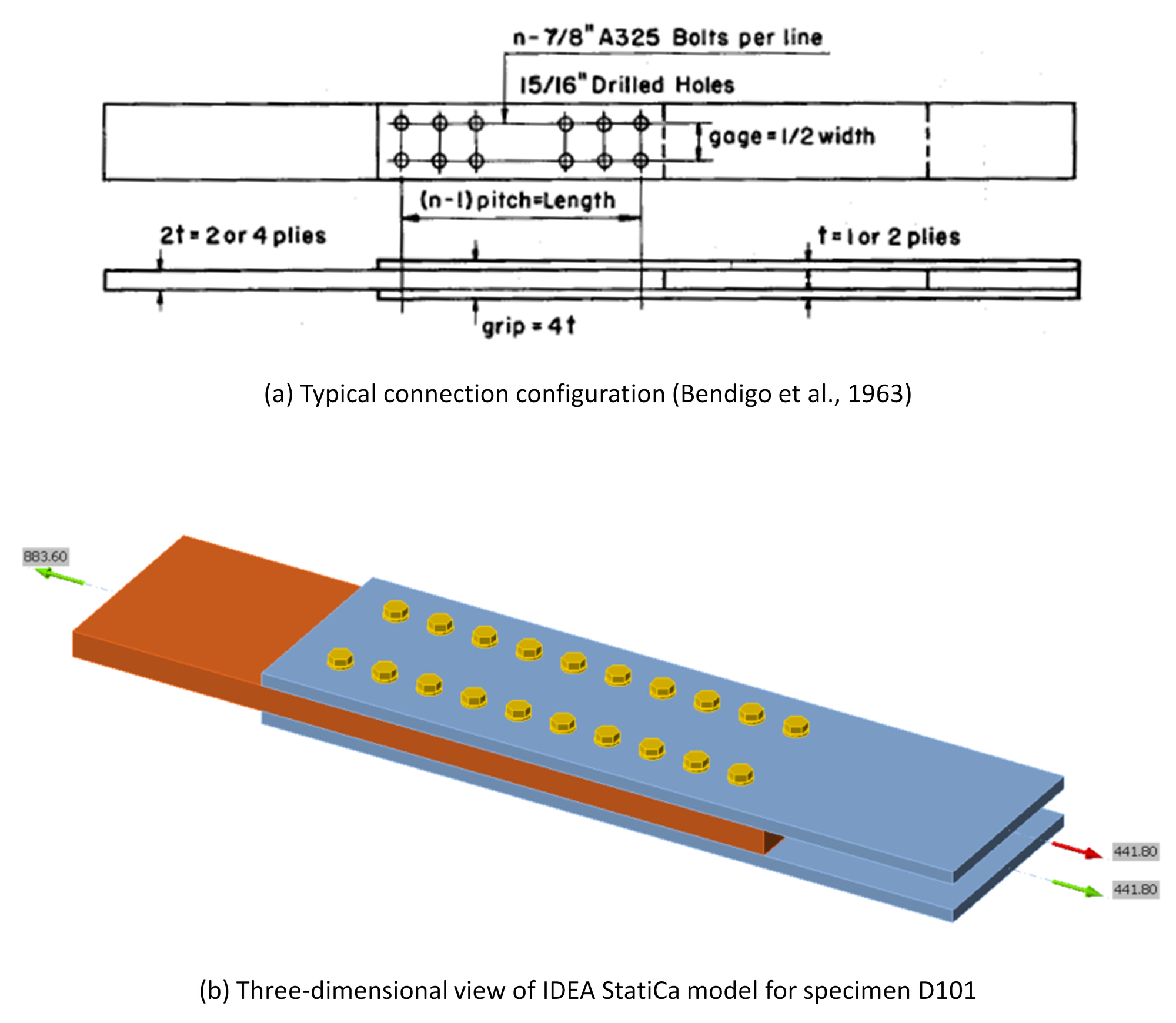 Long Bolted and Welded Connections (AISC) | IDEA StatiCa