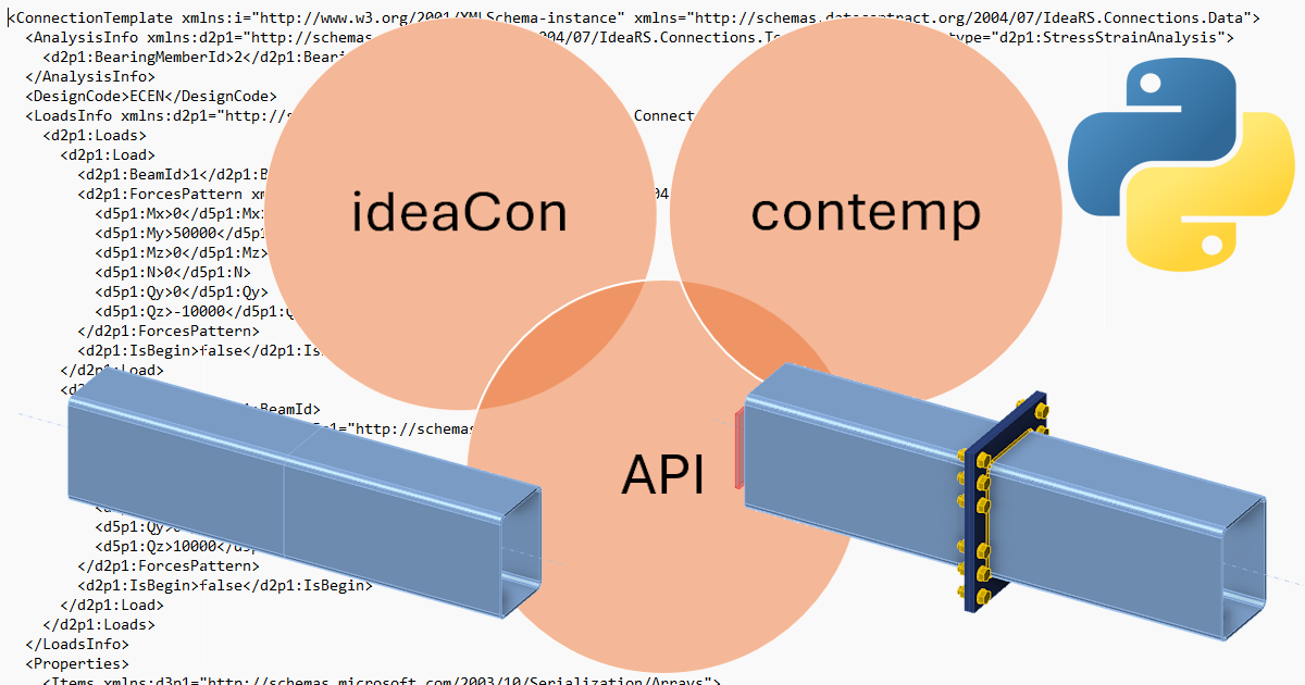 How to get started with API - Import a template and run calculation 03 | IDEA StatiCa