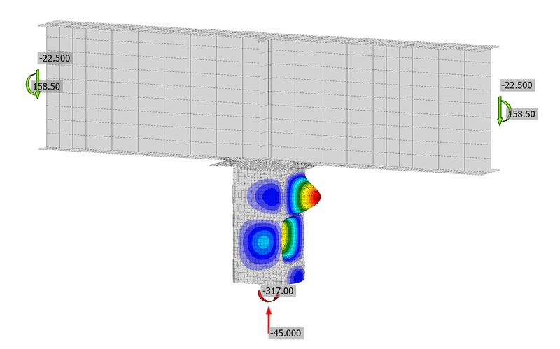 Beam-over-column Connections | IDEA StatiCa
